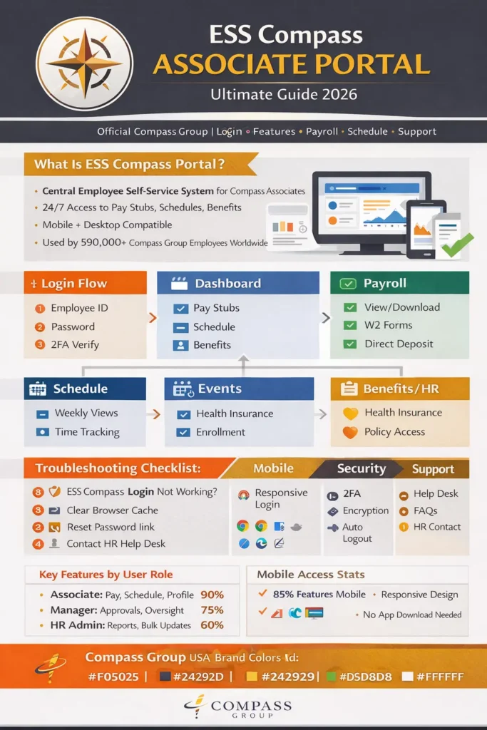 ESS Compass Associate Portal: Complete Employee Guide (2026)